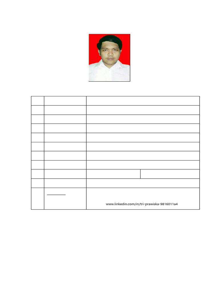 Formulir DRH CPNS Kemlu TA 2024 | PDF