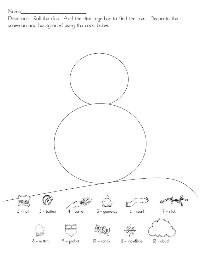 Snowman Roll The Dice | PDF | Home & Garden