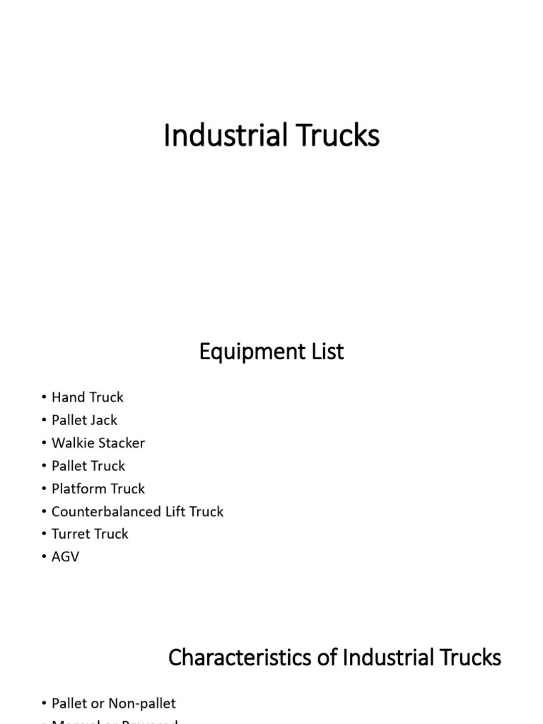 Industrial-Trucks | PDF
