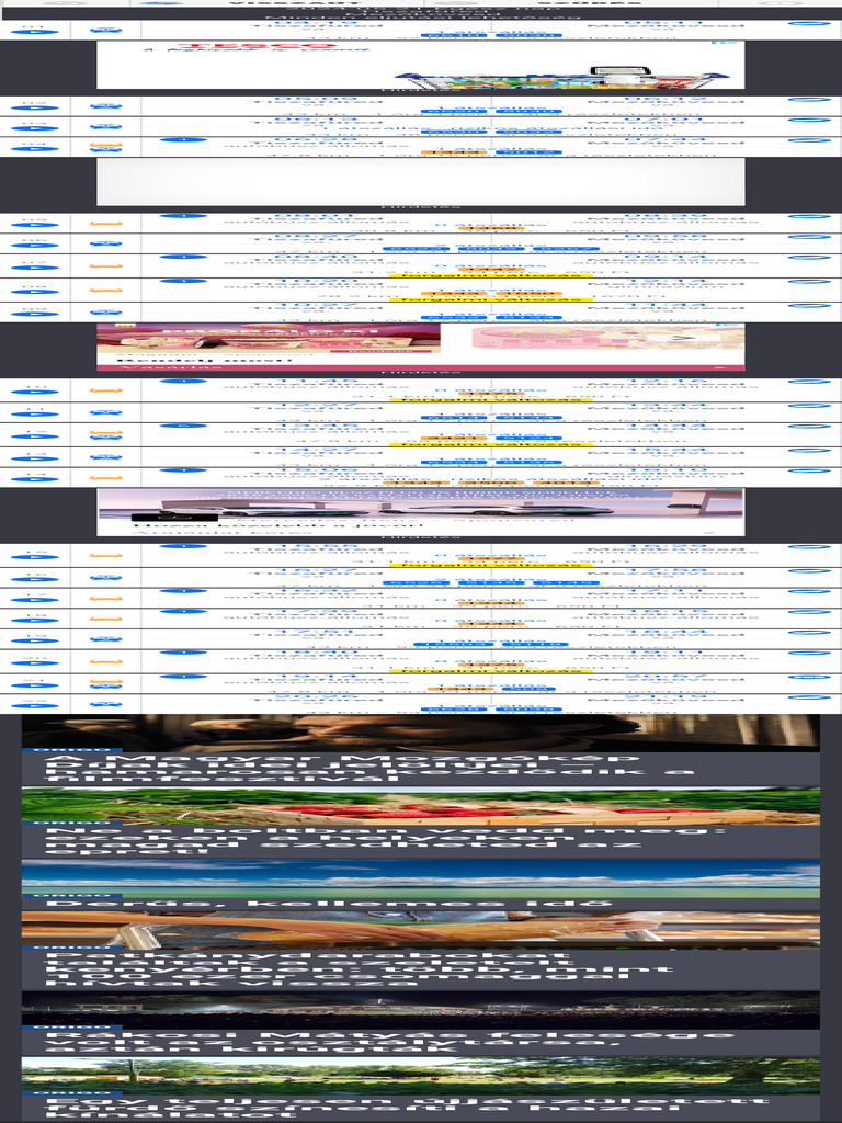 Menetrendek Hut | PDF