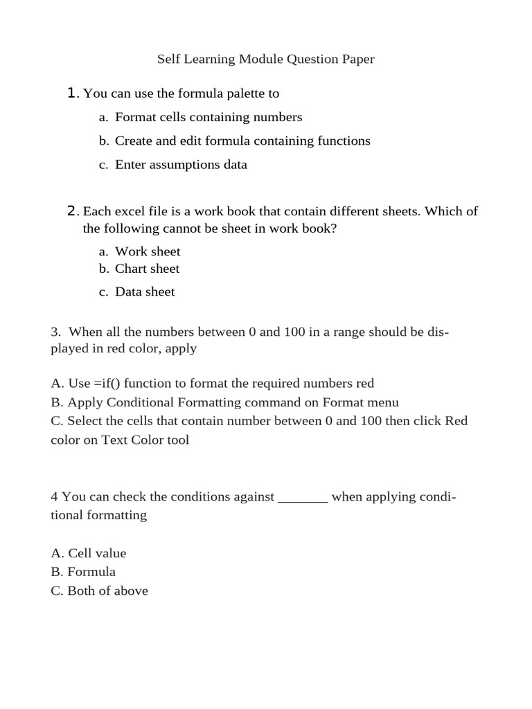 SLM Question Paper Set B | PDF