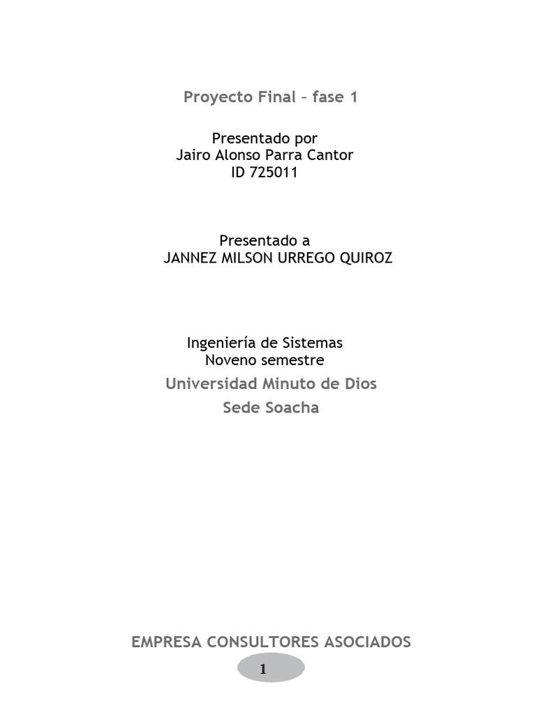 Proyecto Final-Etapa 1 | PDF | Procesamiento de datos | Toma de decisiones