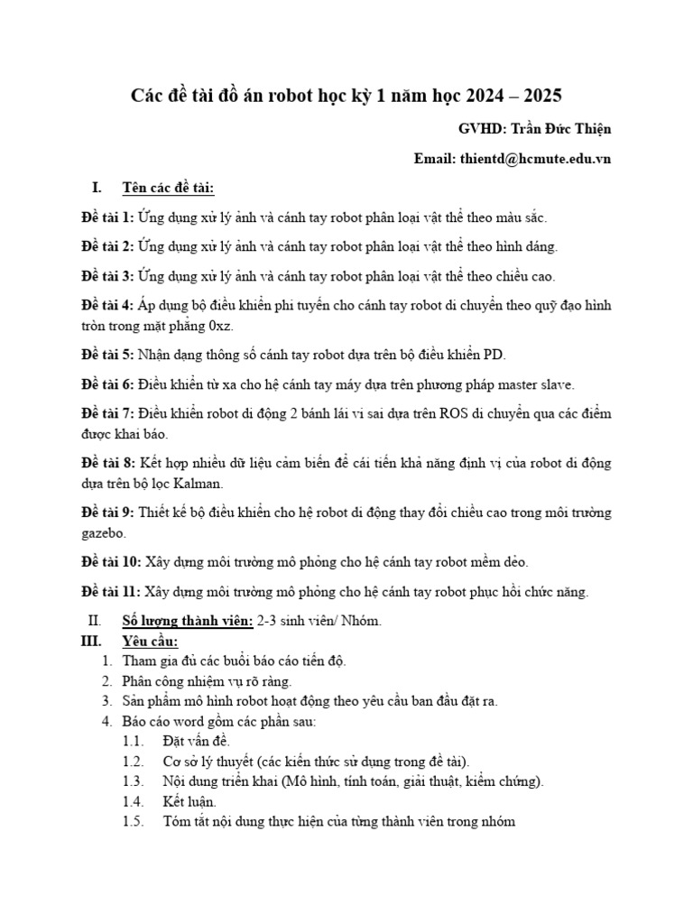 DARobotHK1 2425 | PDF