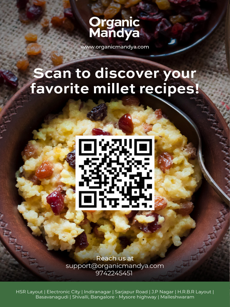 Recipe QR Poster_millet recipes 1 | PDF