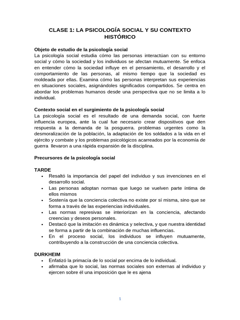 Final Psico Social | PDF