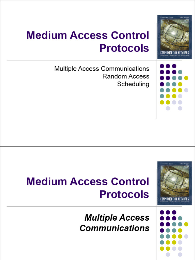 Medium Access Control | PDF