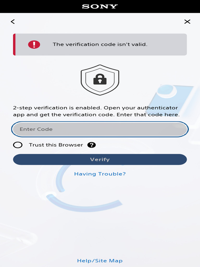 2-Step Verification Sony | PDF