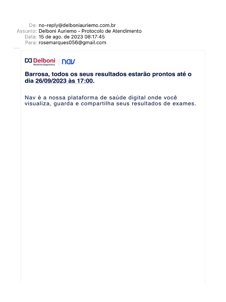 Delboni Auriemo - Protocolo de Atendimento 2 | PDF