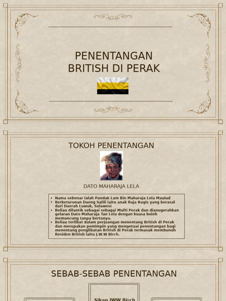 Penentangan Di Perak | PDF