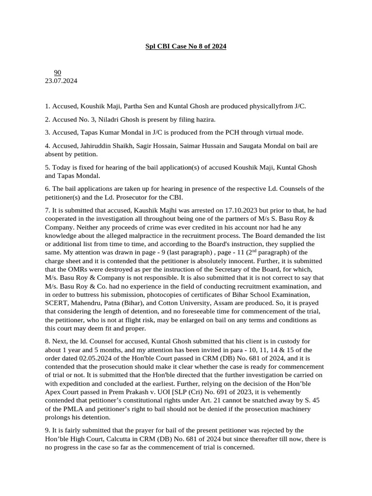 Annexure P-5 Order Dated 23.07.2024 | PDF