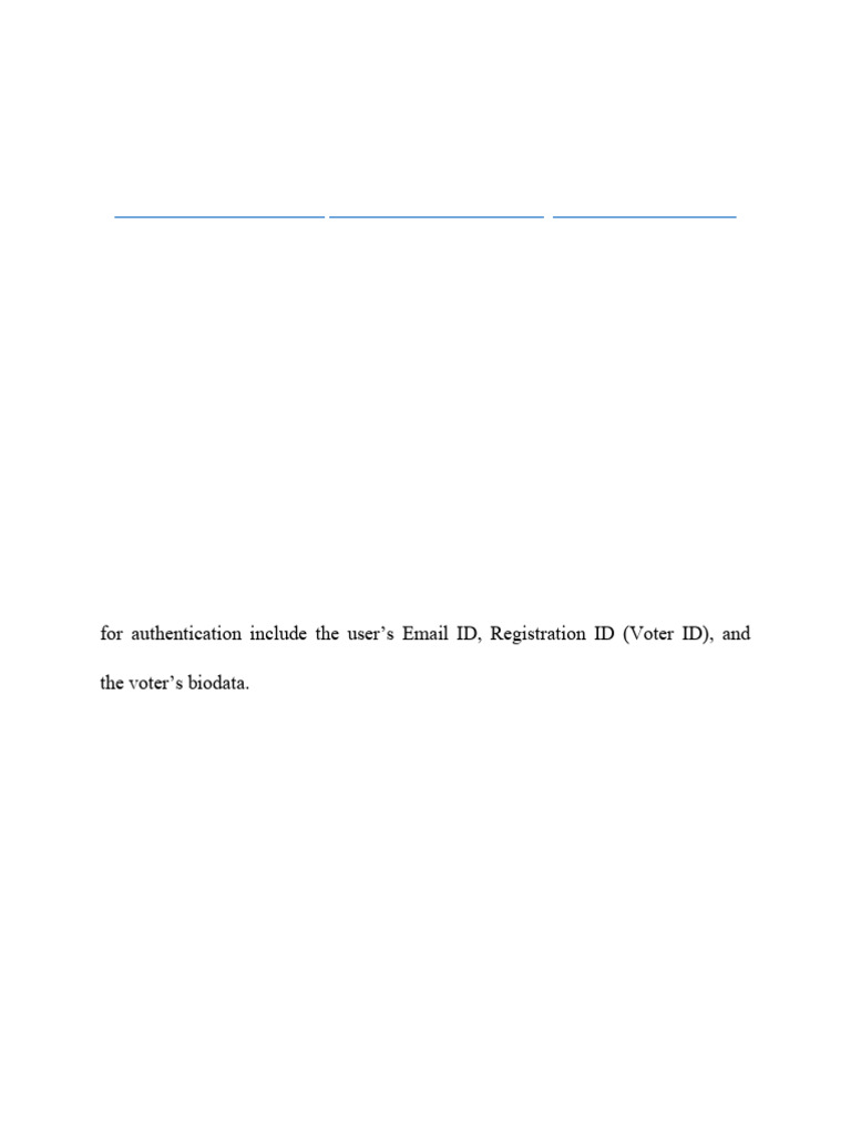 Abstract - E-Voting | PDF