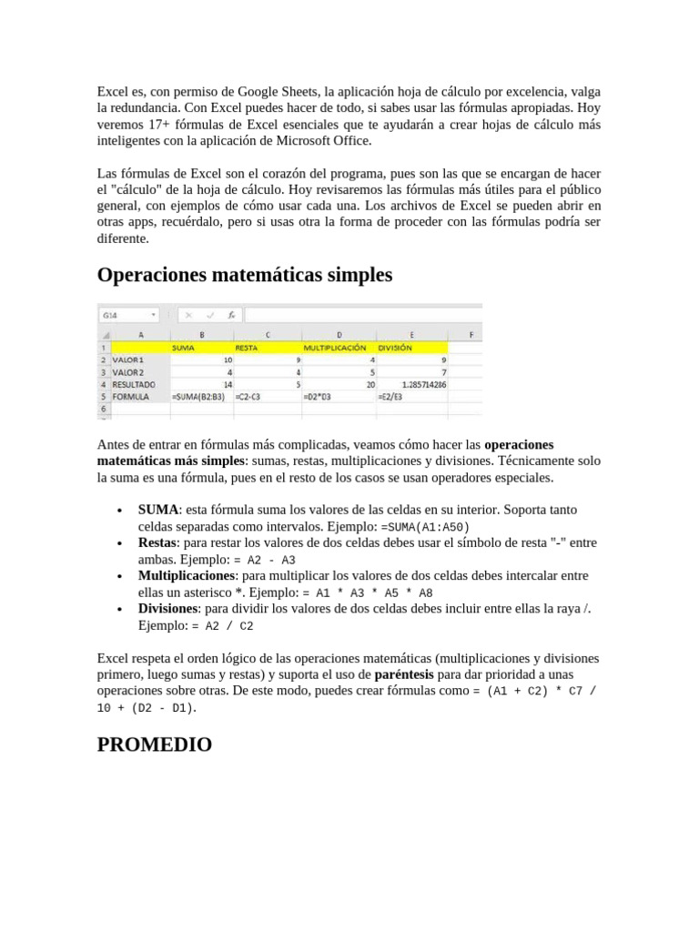 Practicas Excel | PDF