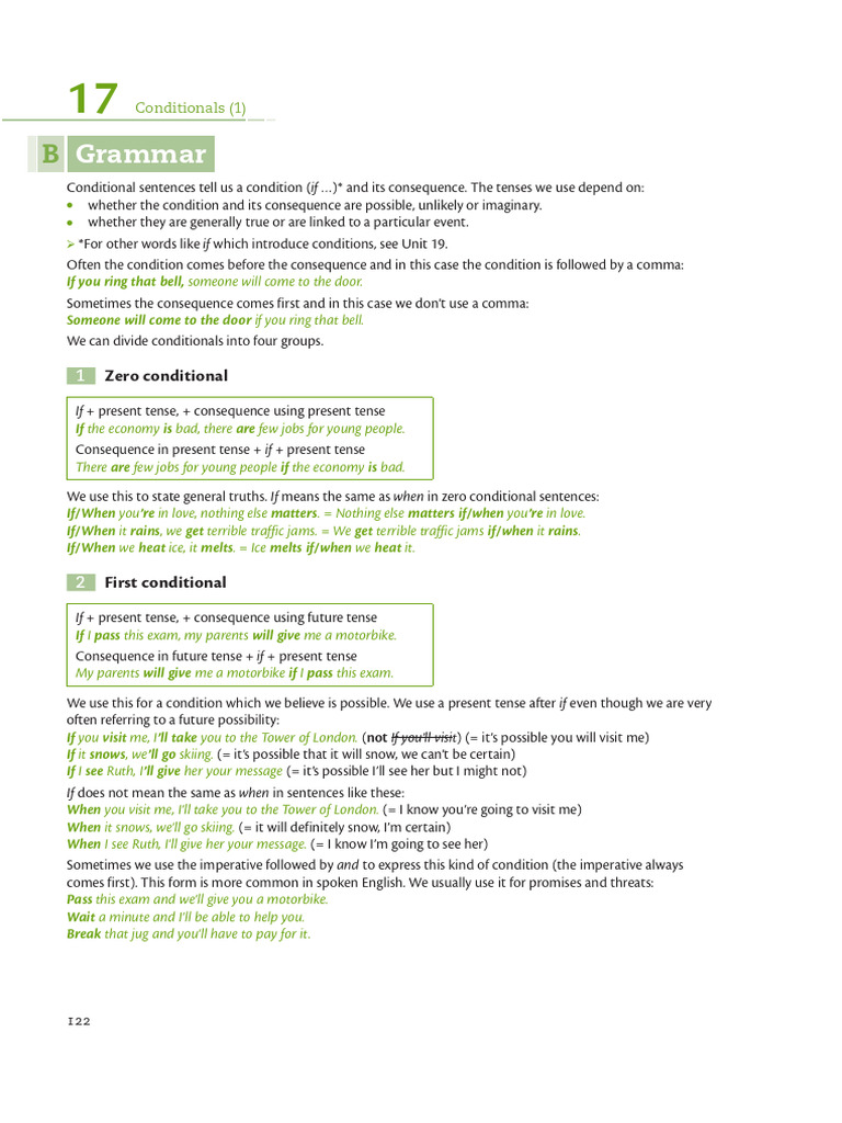 CONDITIONALS | PDF