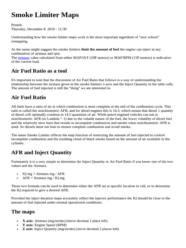 Smoke Limiter Maps | PDF