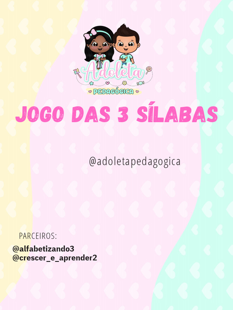 Jogo Das 3 Sílabas | PDF