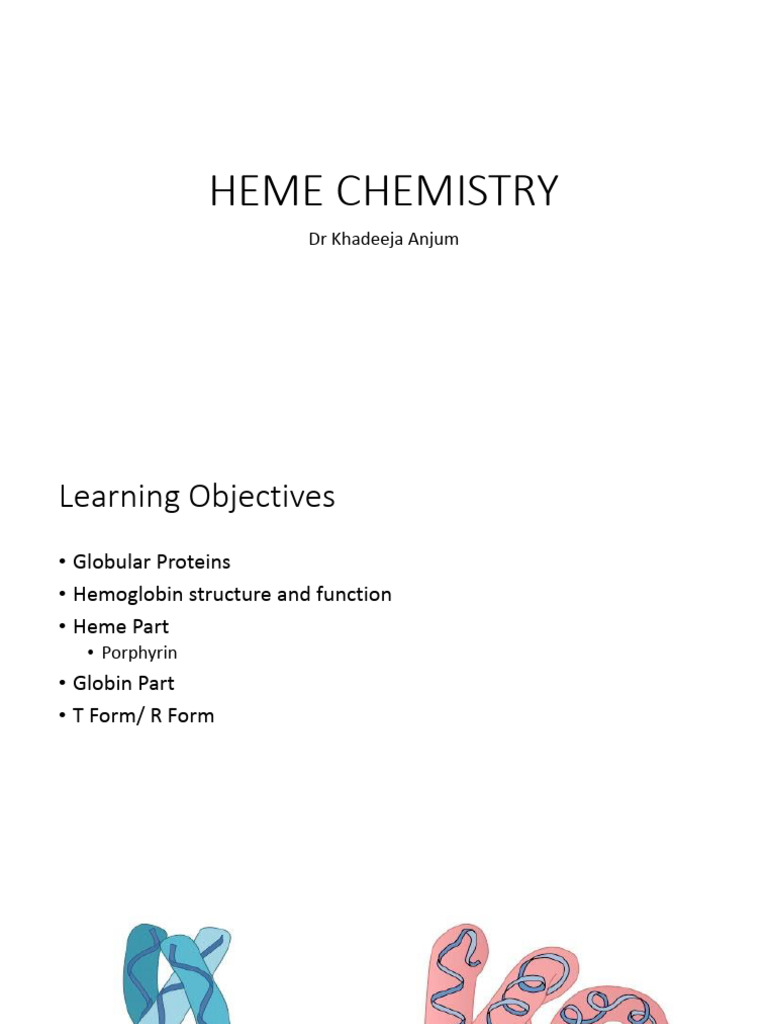 Heme Chemistry 1-1 | PDF
