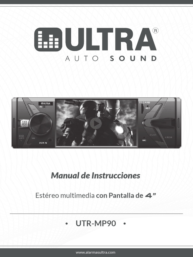 Manual UTR MP90 Baja | PDF