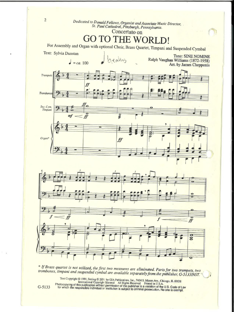 Go To The World - 001 | PDF