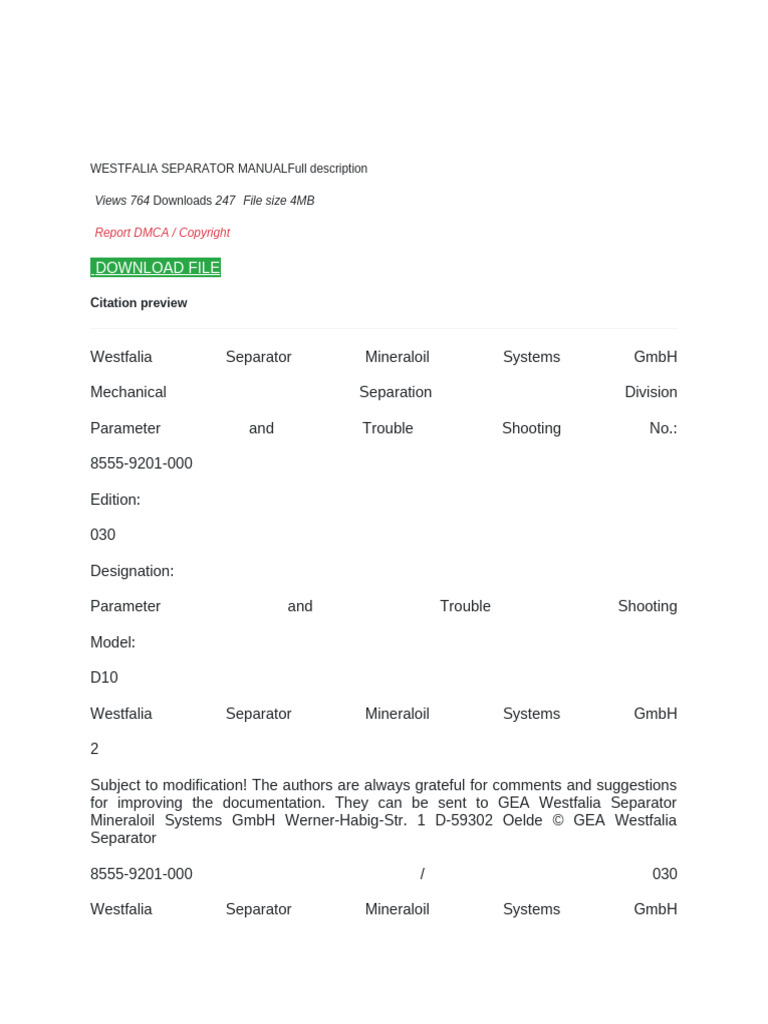 Seperator Alarm | PDF