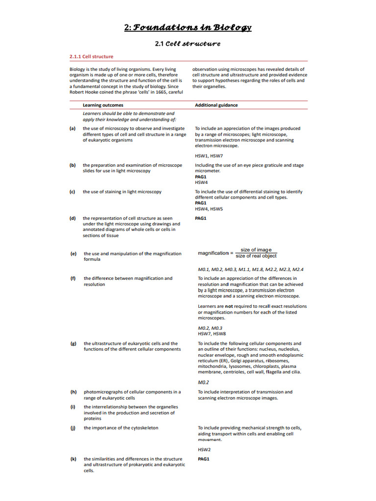 Module 2 Biology | PDF