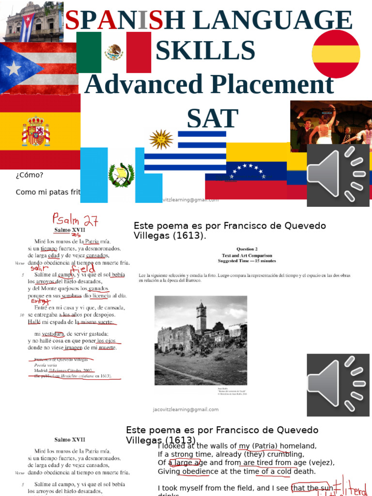 Spanish CLEP for the SAT Test | PDF