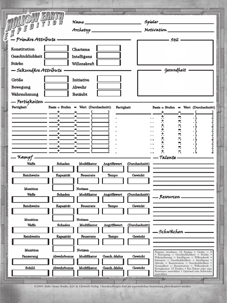 HEX_Charakterbogen_editierbar | PDF