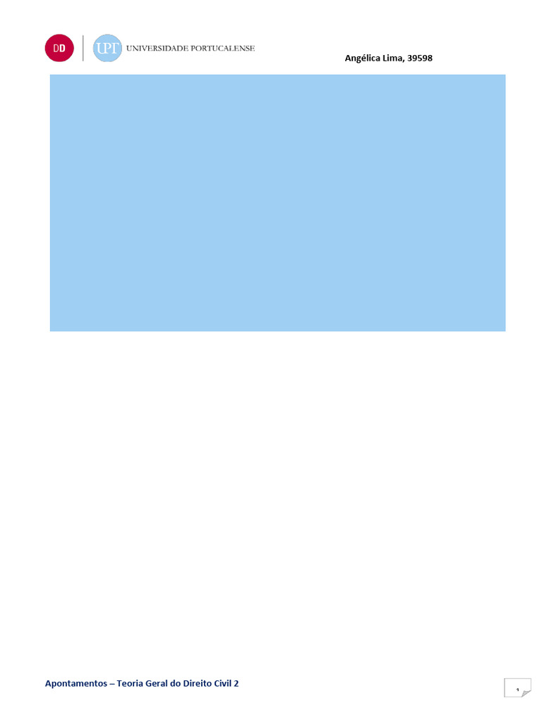 Apontamentos - Teoria Geral 02 - V01 | PDF