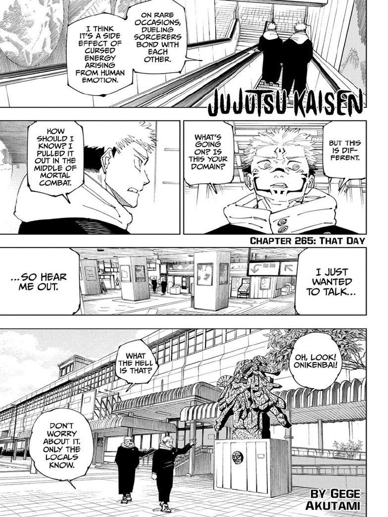 Jujutsu Kaisen Ch-265 | PDF