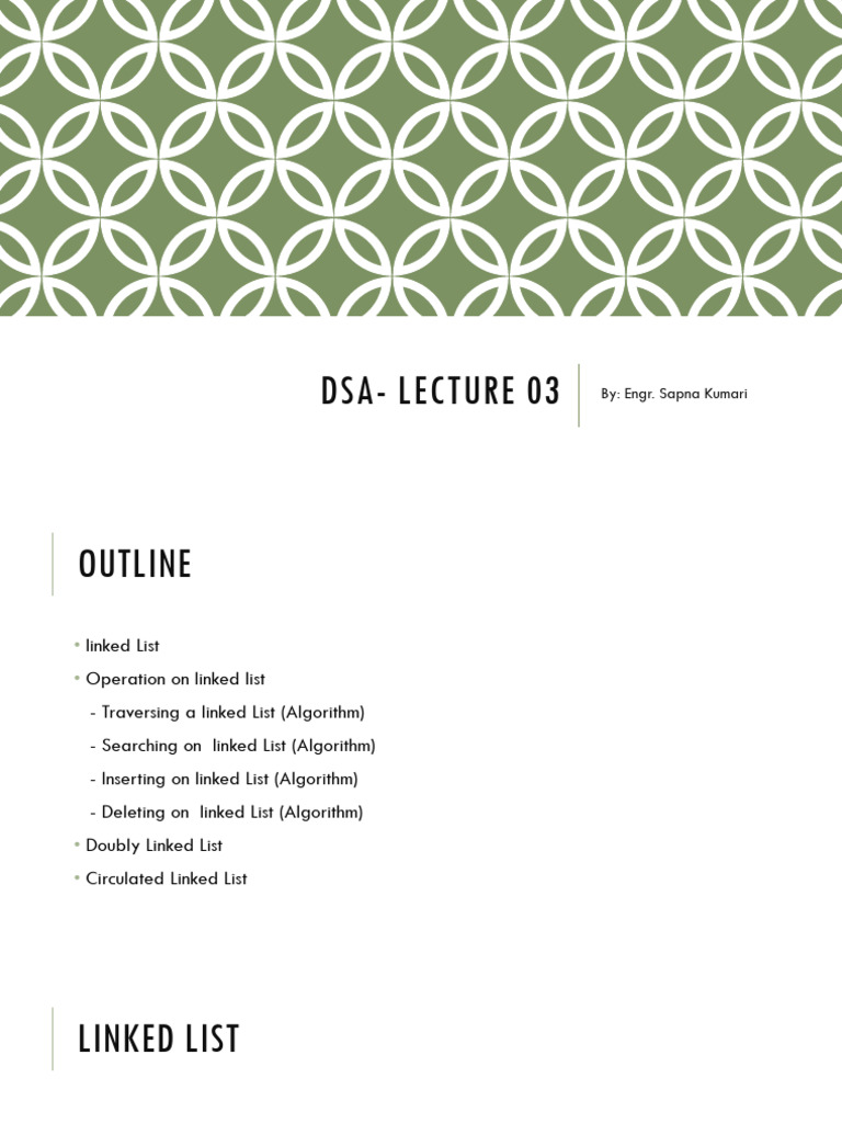 Lecture 03 | PDF