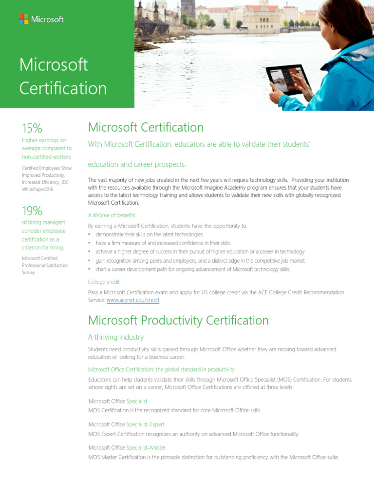 Microsoft Certification | PDF