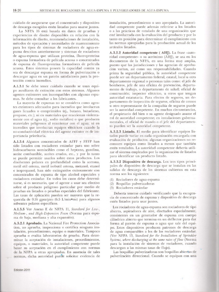 NFPA 16-20 | PDF