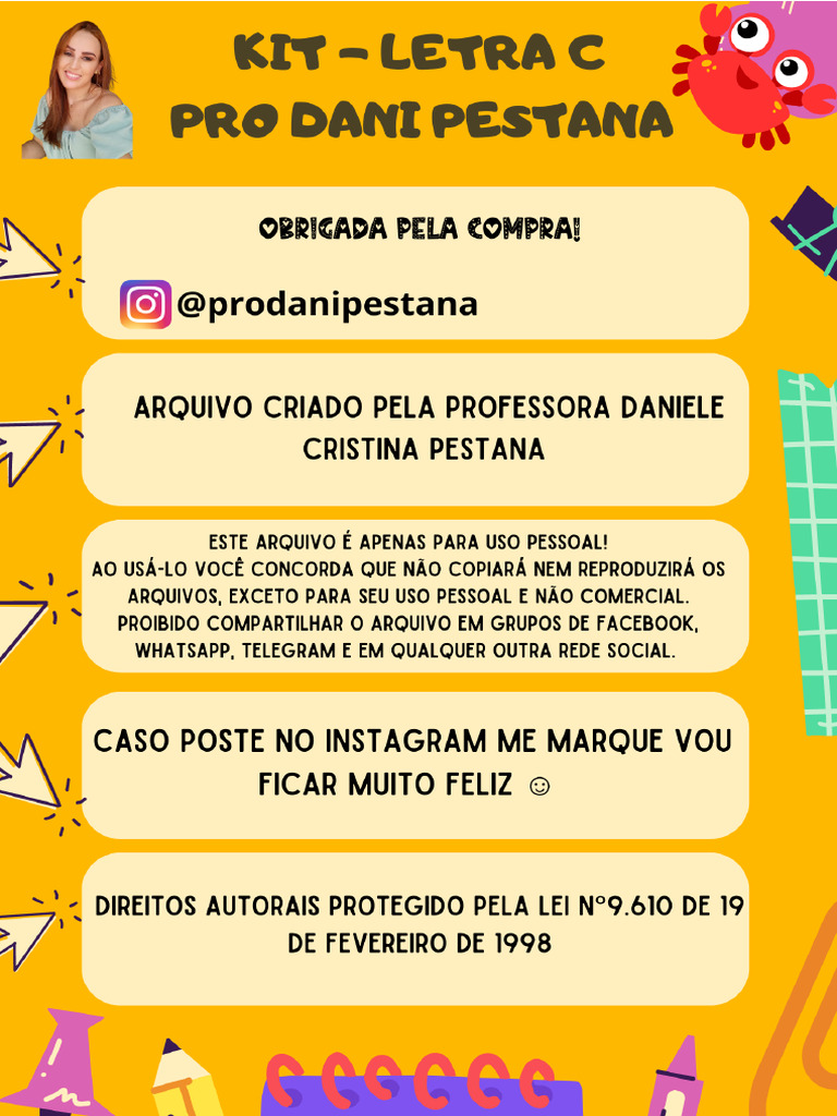 3 Kit Letra C - Pro Dani Pestana-1 | PDF