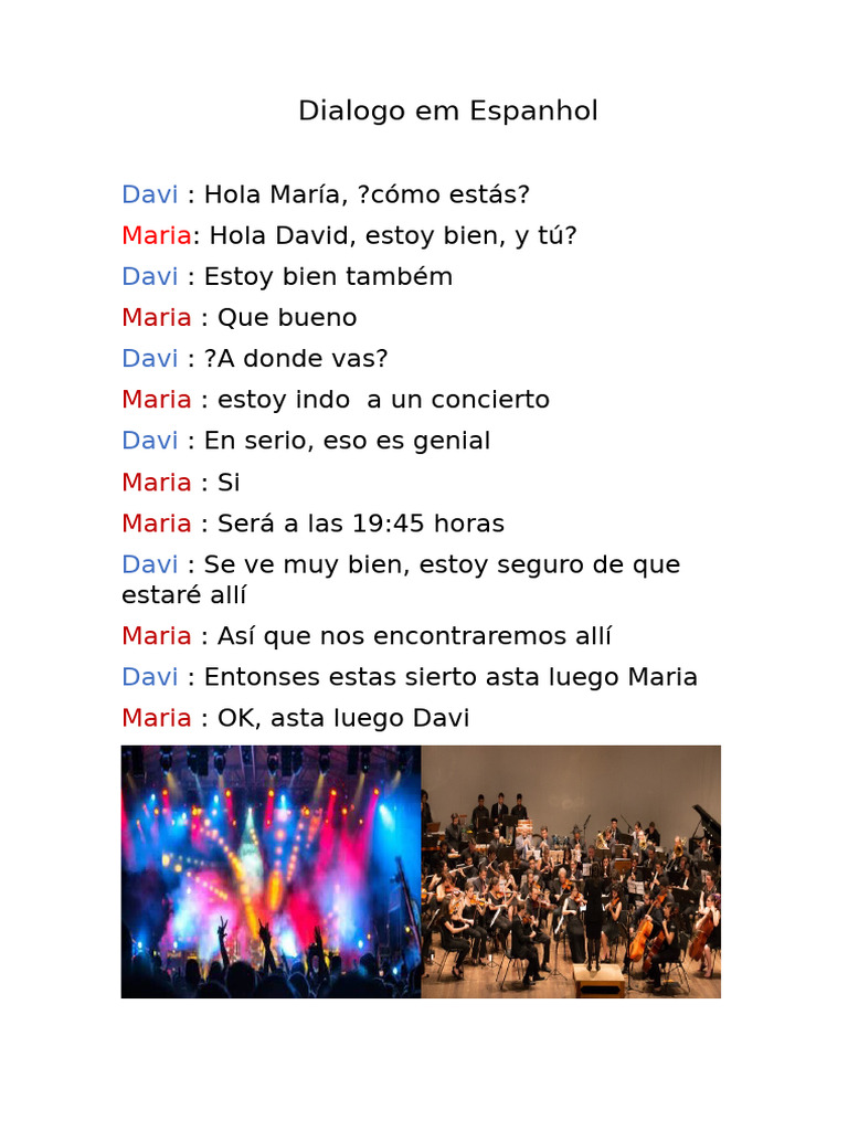 Dialogo em Espanhol | PDF