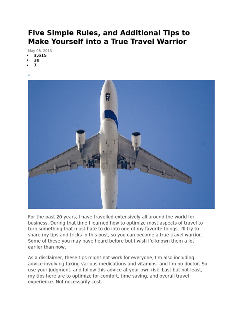 Five Simple Rules | PDF