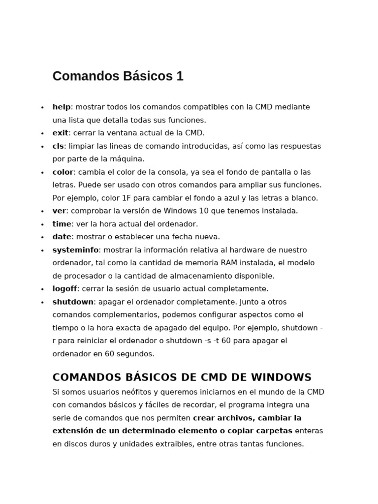 COmando CMD | PDF