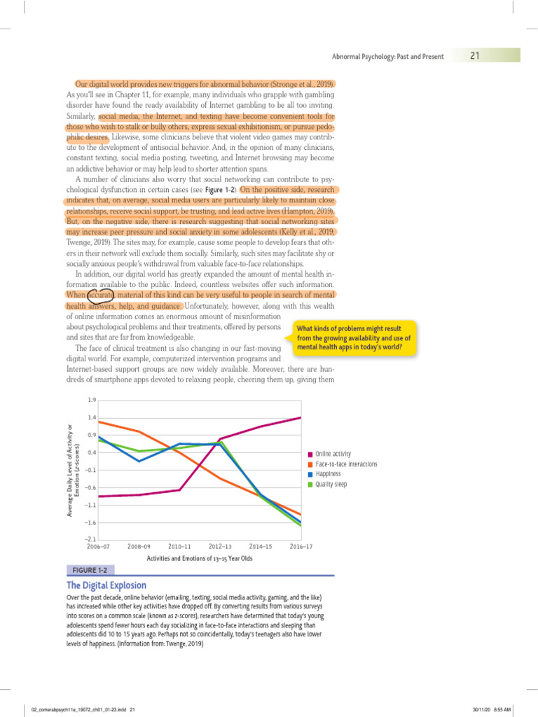 Abnormal Psychology 11th Edition (Ronald J. Comer, Jonathan S. Comer ...