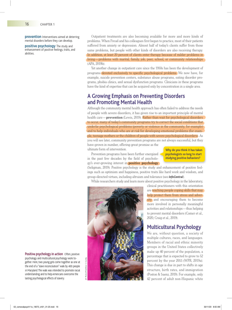 Abnormal Psychology 11th Edition (Ronald J. Comer, Jonathan S. Comer ...