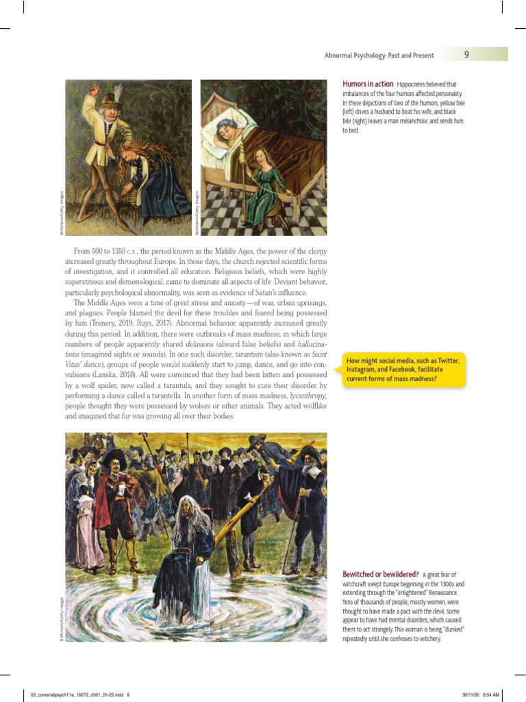 Abnormal Psychology 11th Edition (Ronald J. Comer, Jonathan S. Comer ...
