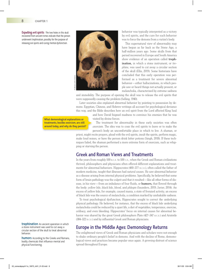 Abnormal Psychology 11th Edition (Ronald J. Comer, Jonathan S. Comer ...