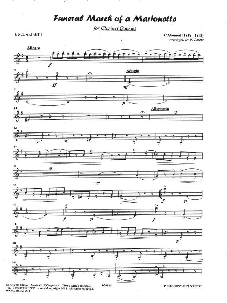 Funeral March of A Marionette | PDF