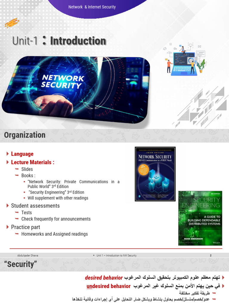 Unit-1 NetworkSec Introductin-1 | PDF