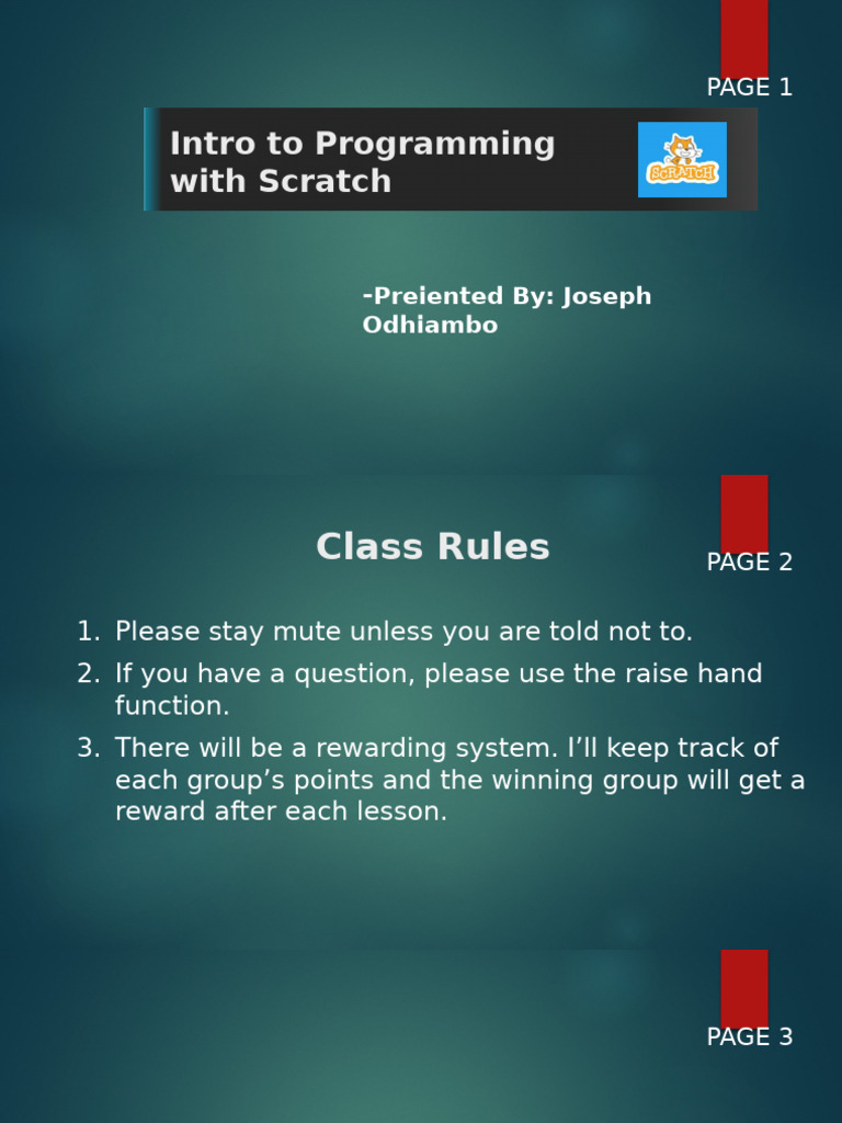 Scratch 1 | PDF