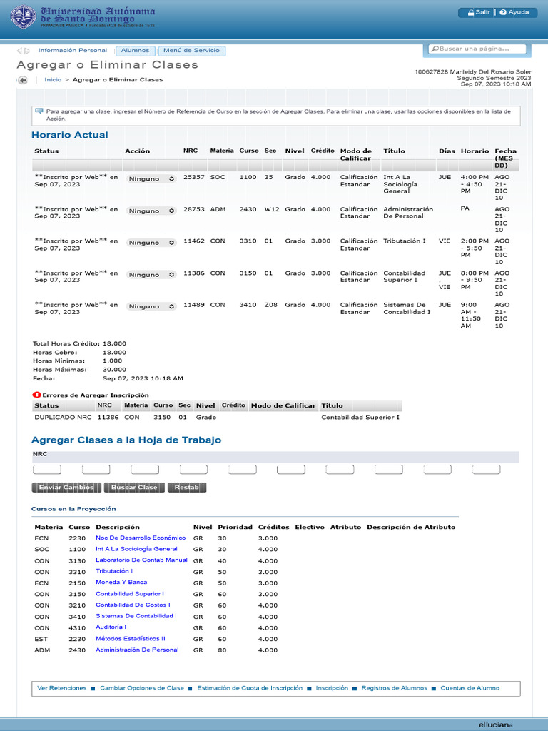 Agregar o Eliminar Clases | PDF