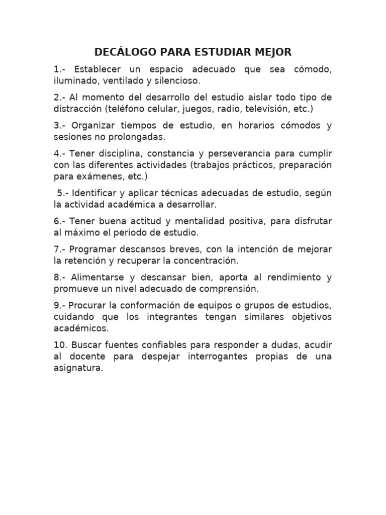 Decálogo v2 (1) T | PDF