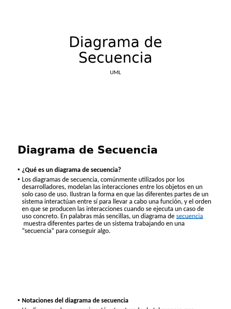 Diagrama de Secuencia | PDF
