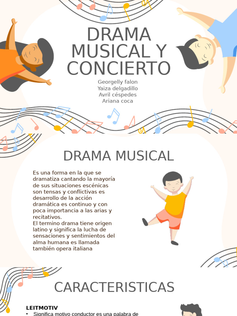 Drama Musical y Conciertos: Guía Completa | PDF | Art
