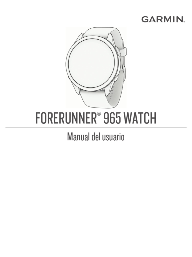 Forerunner 965 OM ES-XM | PDF