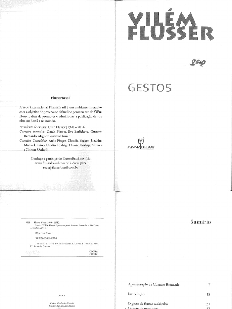 Flusser Gestos | PDF