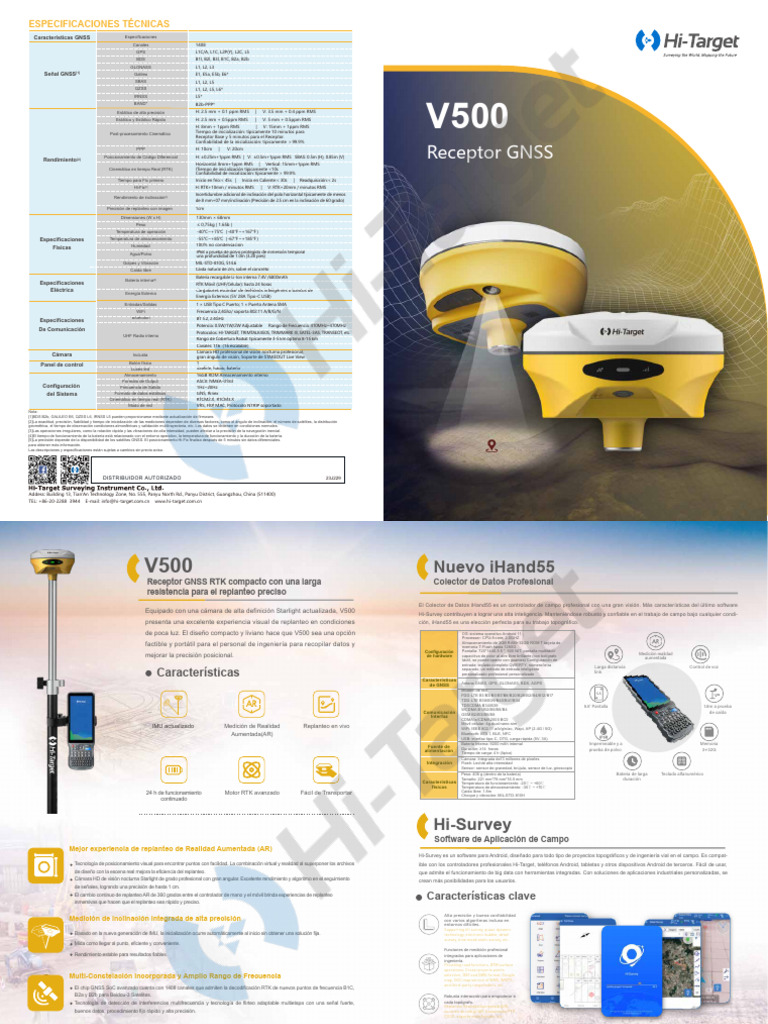GNSS V500 HI TARGET | PDF