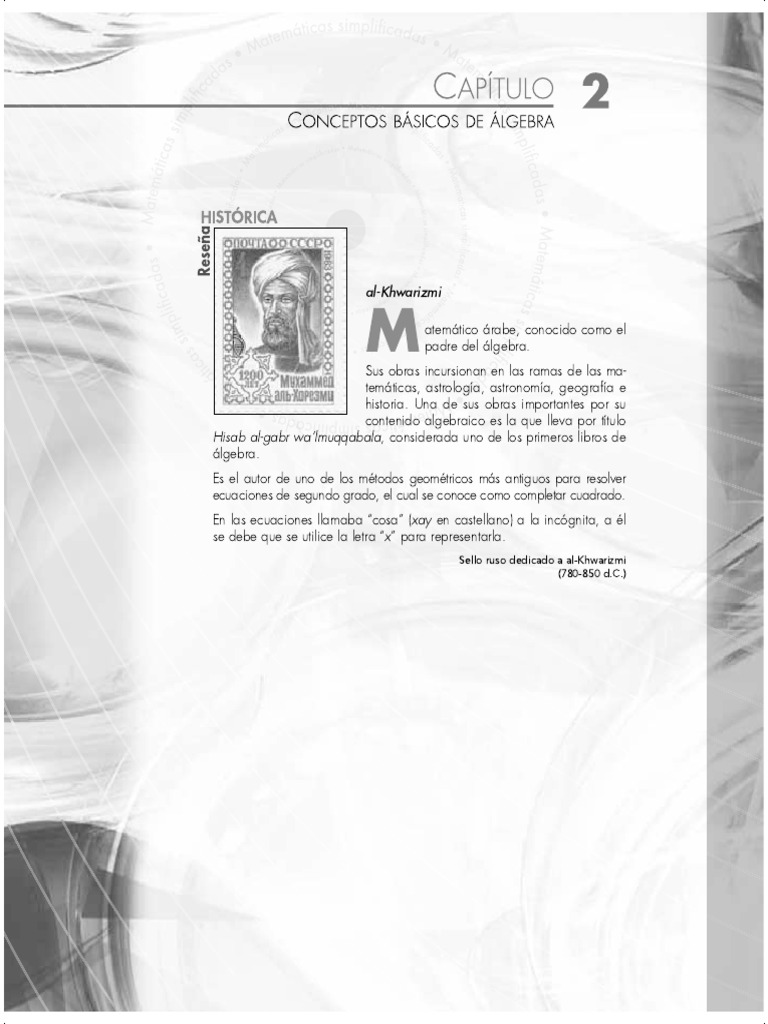 Álgebra - Capítulo 2 | PDF